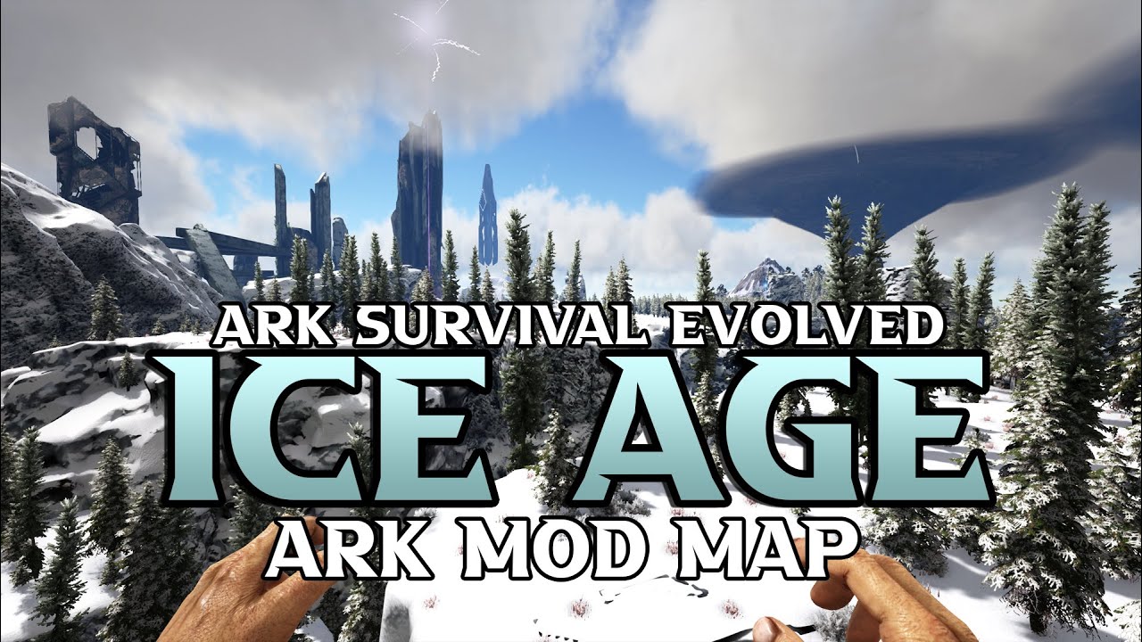 ARK Map ICE AGE | Wir schauen uns die Schneelandschaft mal an | ARK ...