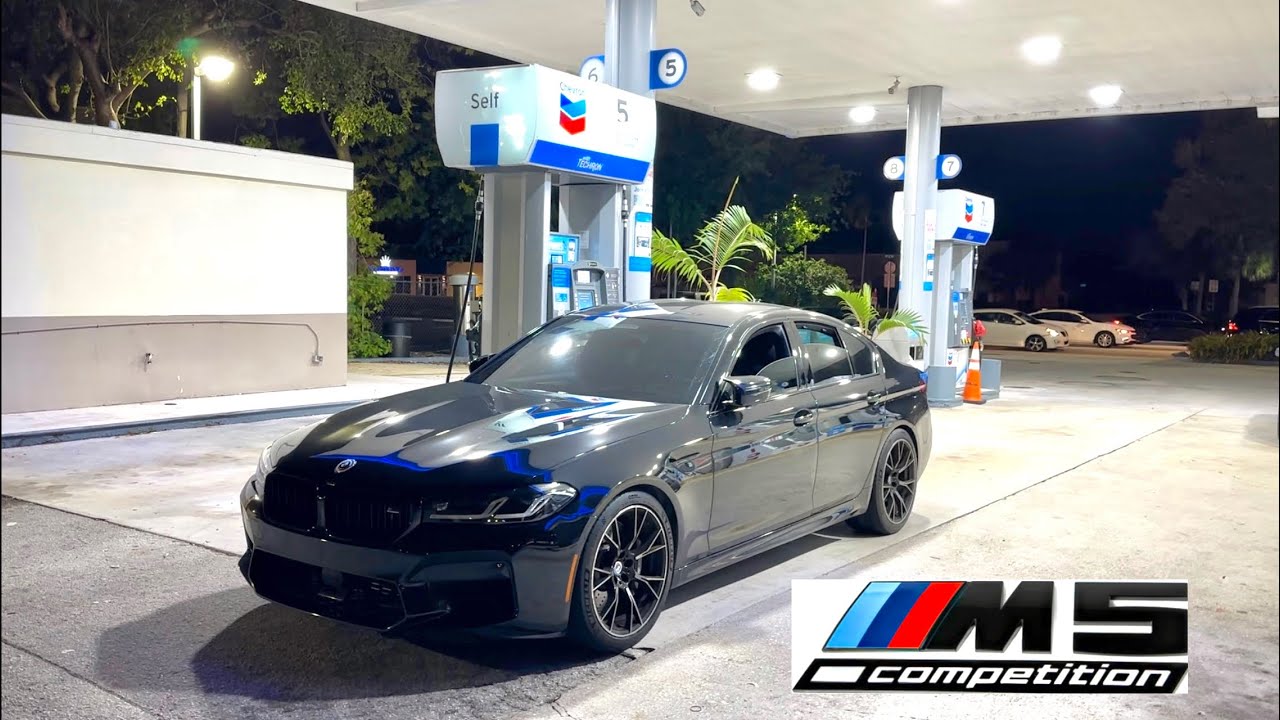 2022 BMW M5 COMP LATE NIGHT CITY POV DRIVE‼️ LOUD AF🔥(CATLESS DOWNPIPES ...