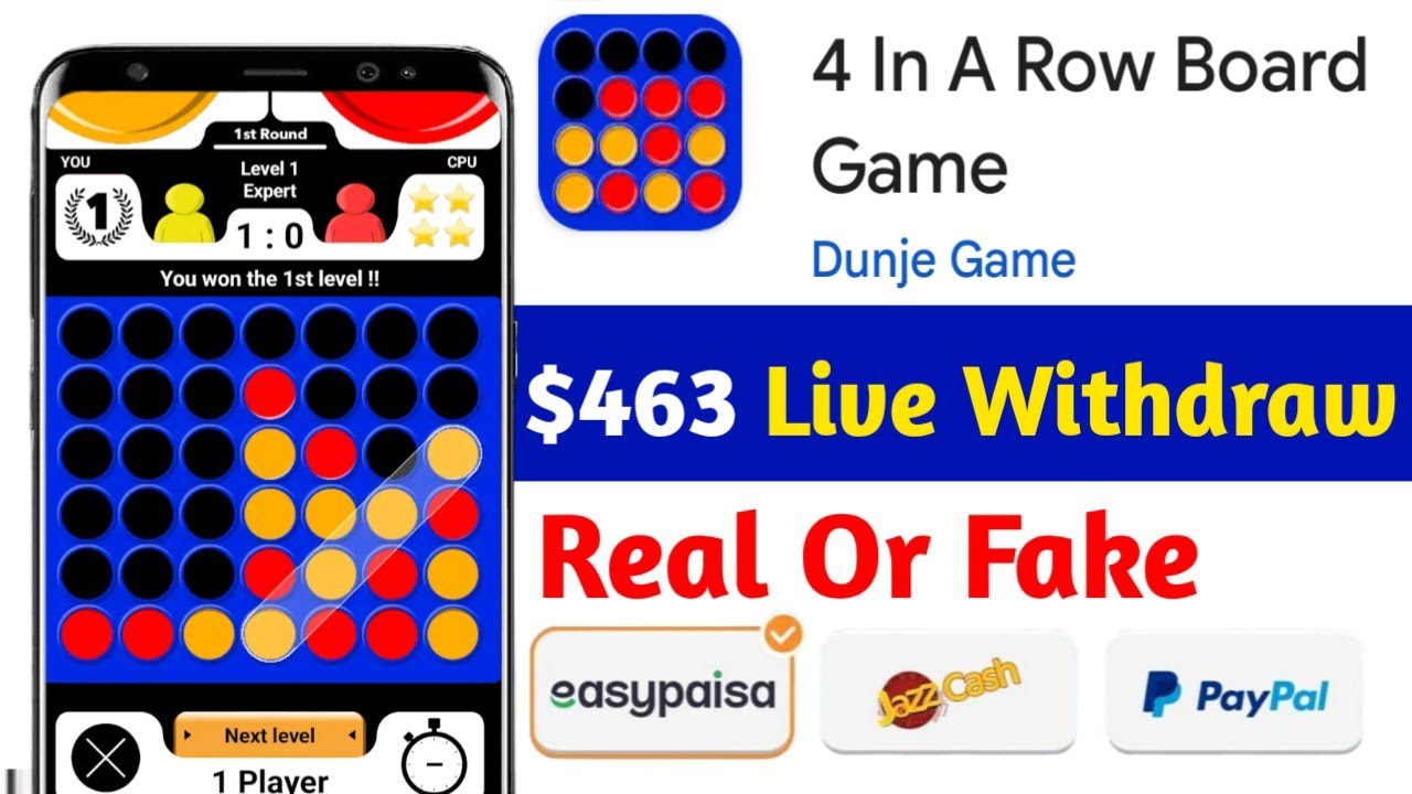 4 In A Row Board Game - YouTube