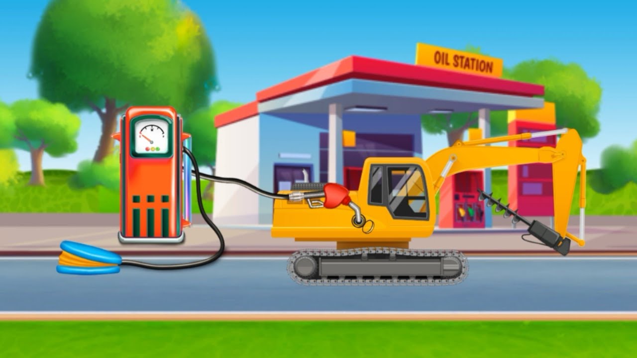 TRAIN JCB TOY CARTOON TOY HELICOPTER KA VIDEO CAR, BUS, TRACTOR, CRANE ...