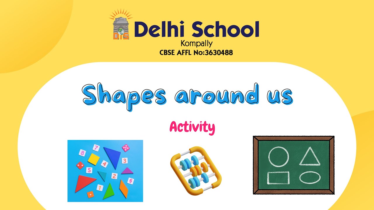 Shapes around us activity | Delhi School - YouTube