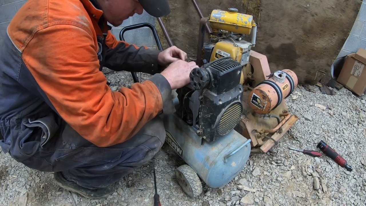 Fixing a Small Air Compressor - YouTube