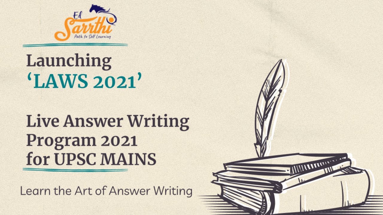 LAWS 2021 - Live Answer Writing Program 2021 - Day 4 - YouTube