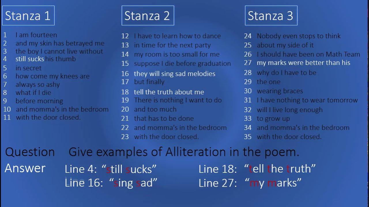 HANGING FIRE by AUDRE LORDE | POEM - YouTube