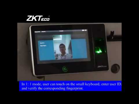 ZKTeco Biopad 100 Biometric Time & Attendance - YouTube