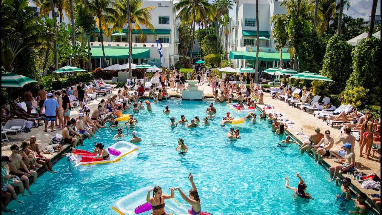 2024 Miami Music Week Surfcomber pool party recap - YouTube