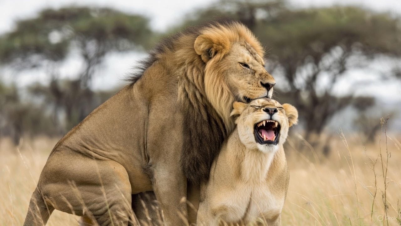 Why Do Lions Mate Up to 40 Times a Day/ Lion Mating Documentary - YouTube