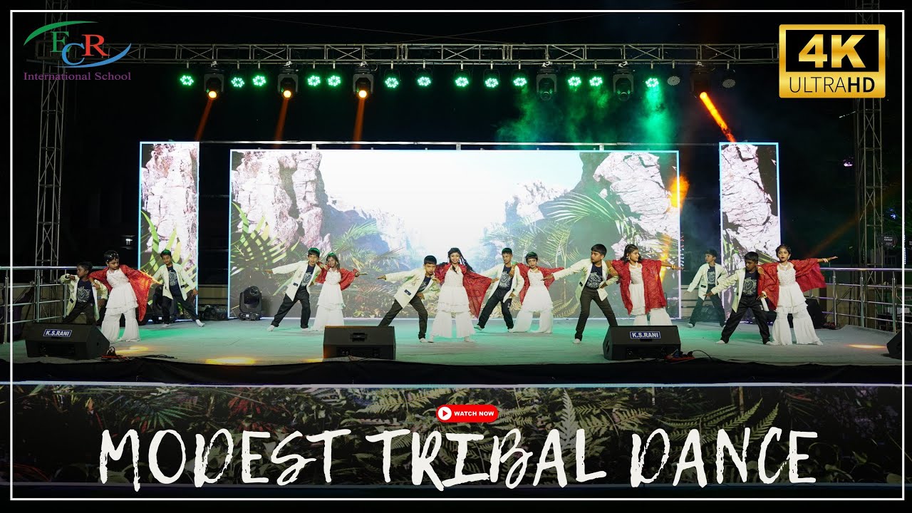 MODEST TRIBAL DANCE 4K | Enthusia 25| ECR International School ...