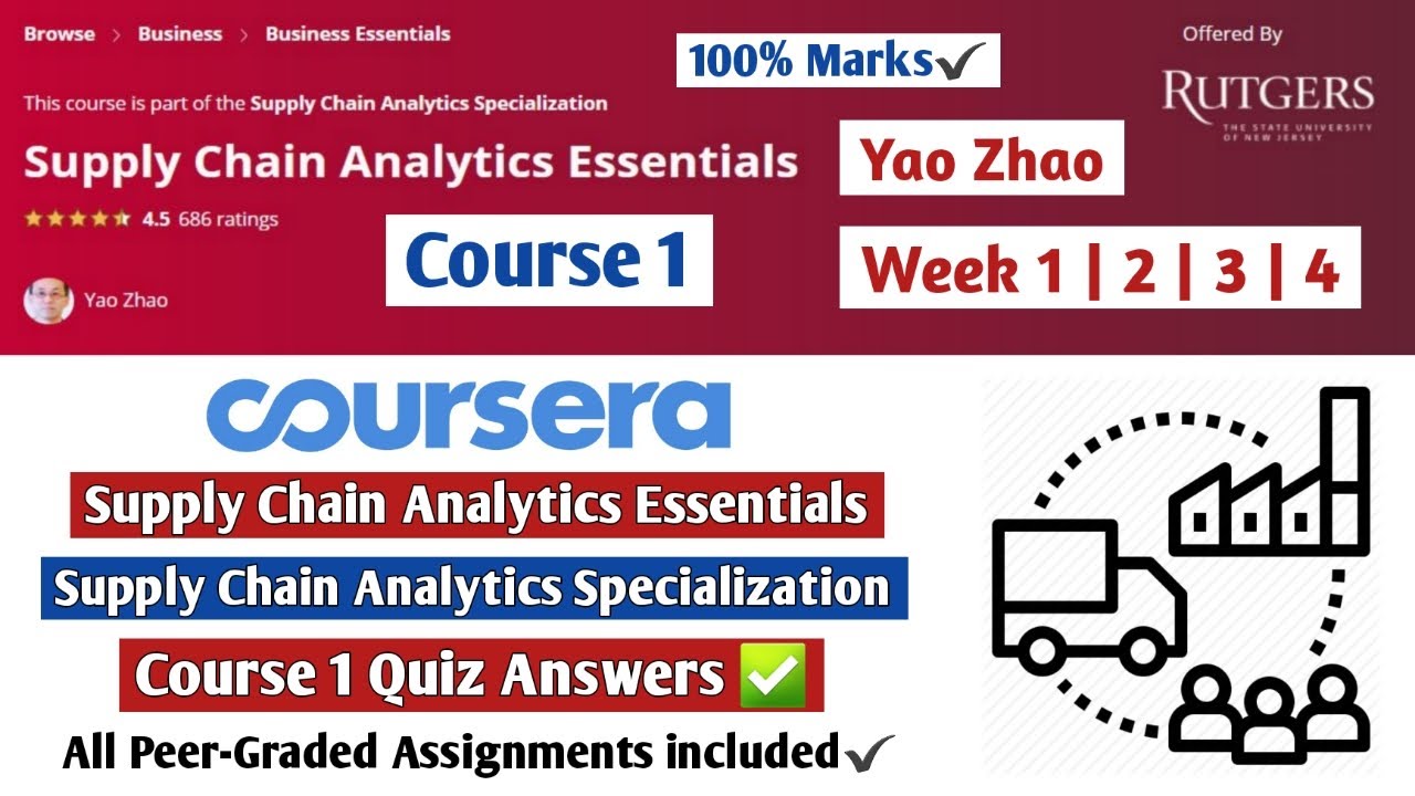 Supply Chain Analytics Essentials | Coursera Supply Chain Analytics ...