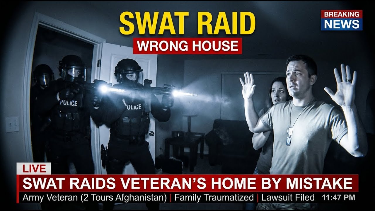 "SWAT Breaks Into Wrong House, Traumatizes Veteran Family | Lawsuit ...