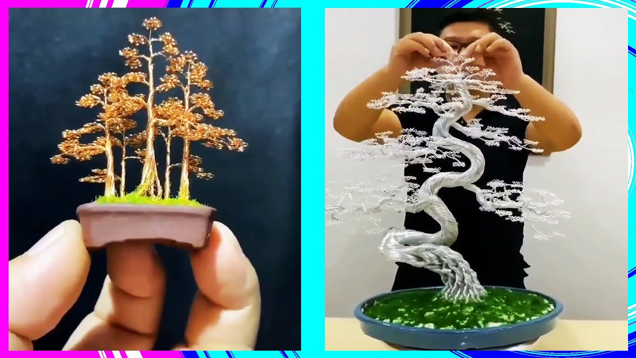 How to draw| A Beautiful Tree With Silver And Copper Simple Way To Draw ...