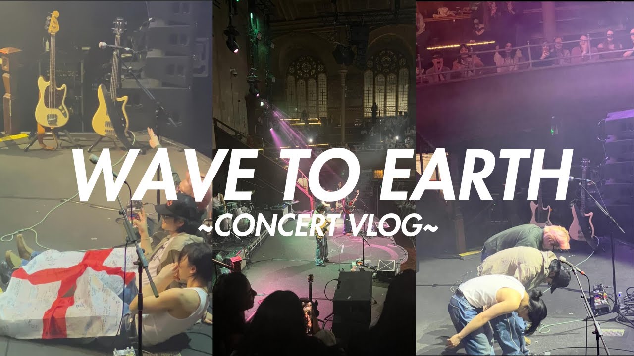 Wave To Earth Manchester Concert Vlog!!🌊🌍 - YouTube