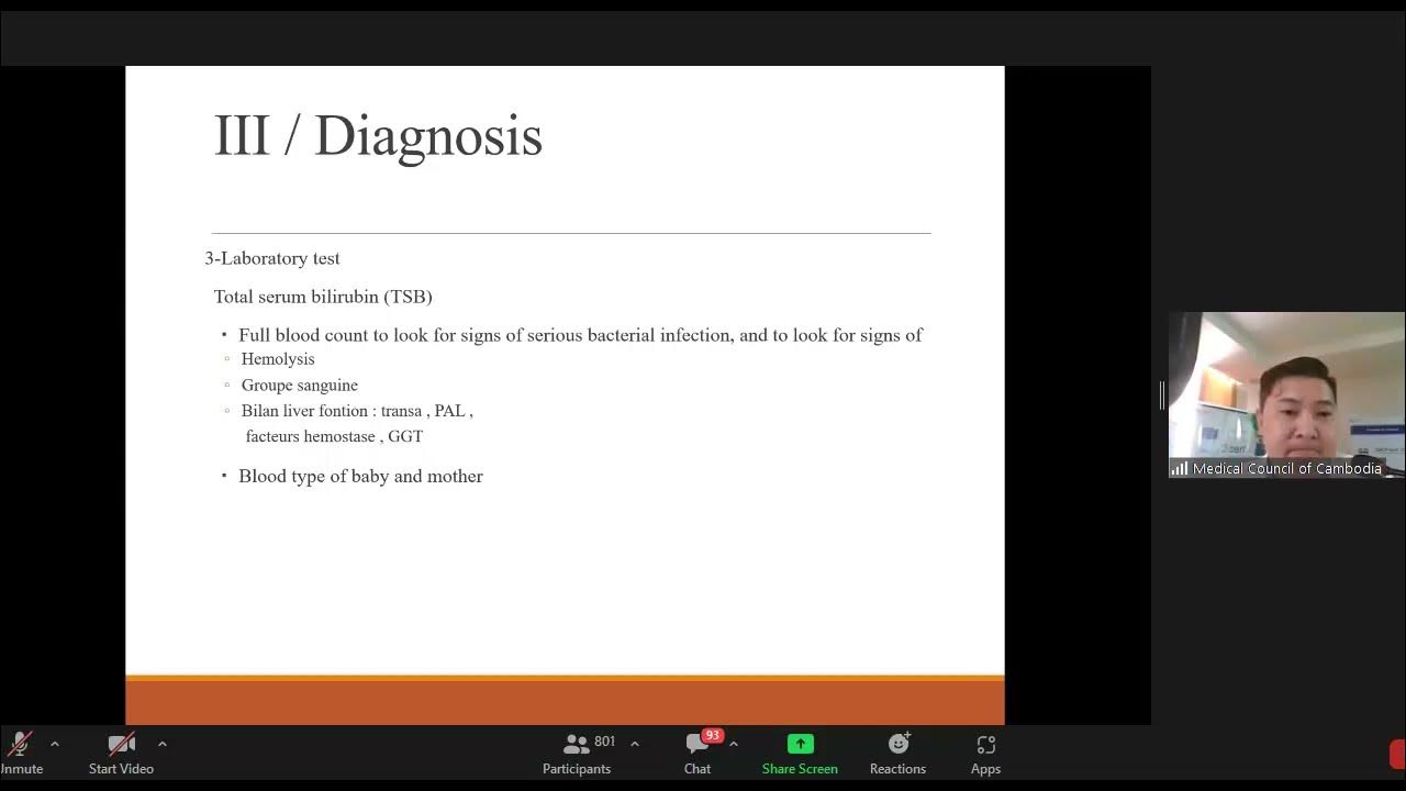 មេរៀនពេទ្យ លឿងស្បែកលើទារក Neonatal Jaundice Dr SOM SEANG LENG CPD 02062023 - YouTube