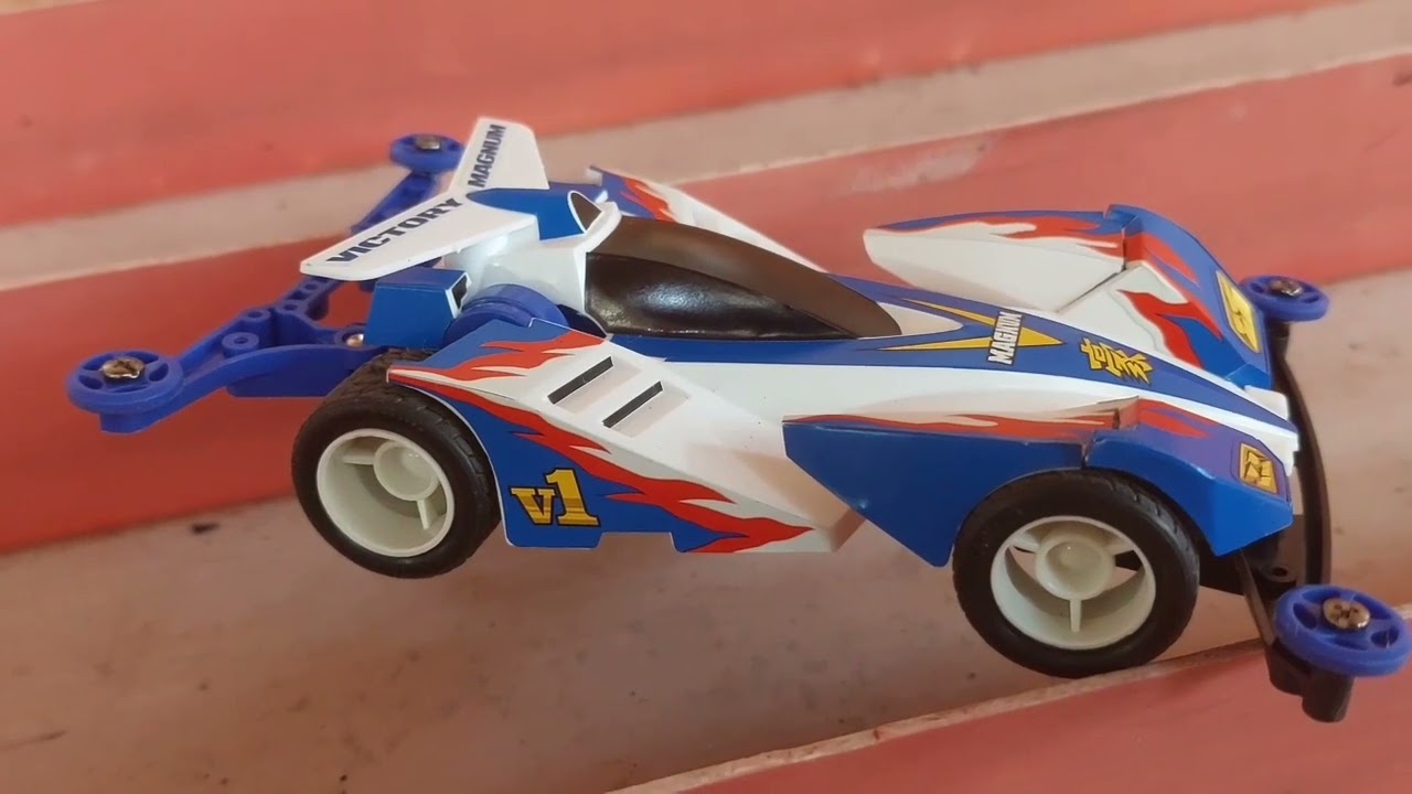 Tes Run Tamiya Victory Magnum Premium dengan track penuh rintangan ...