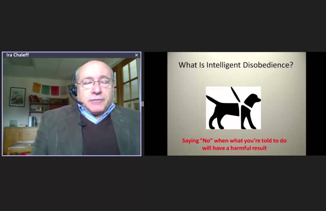 Intelligent Disobedience with Ira Chaleff - YouTube