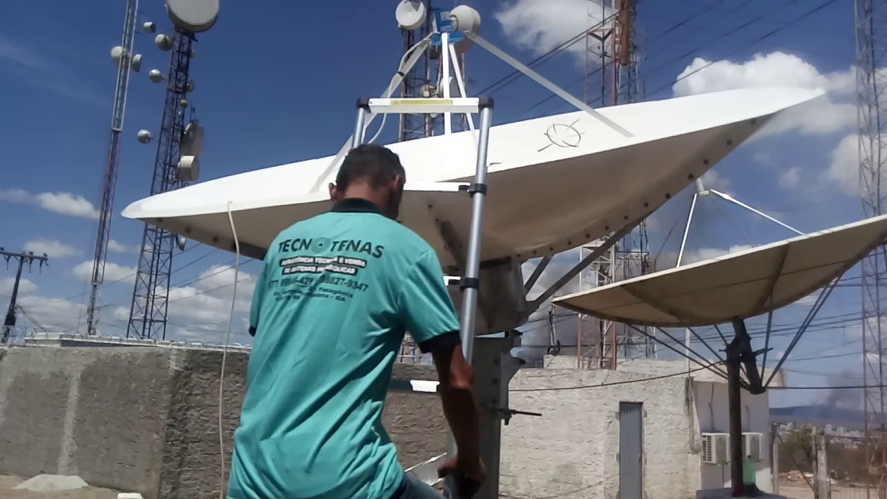 Instalando a antena intelsat 34 - YouTube