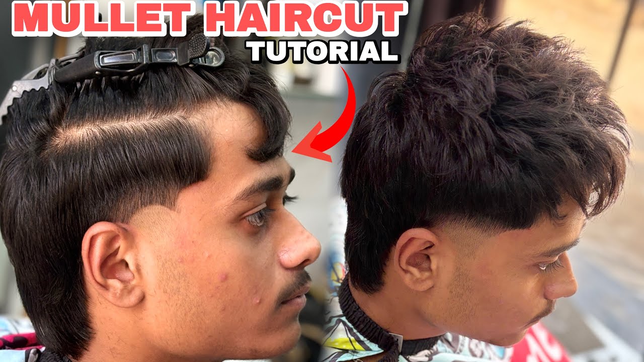 Mullet Haircut Step By Step Sikhe | Mullet Hairtyle Tutorial Hindi ...