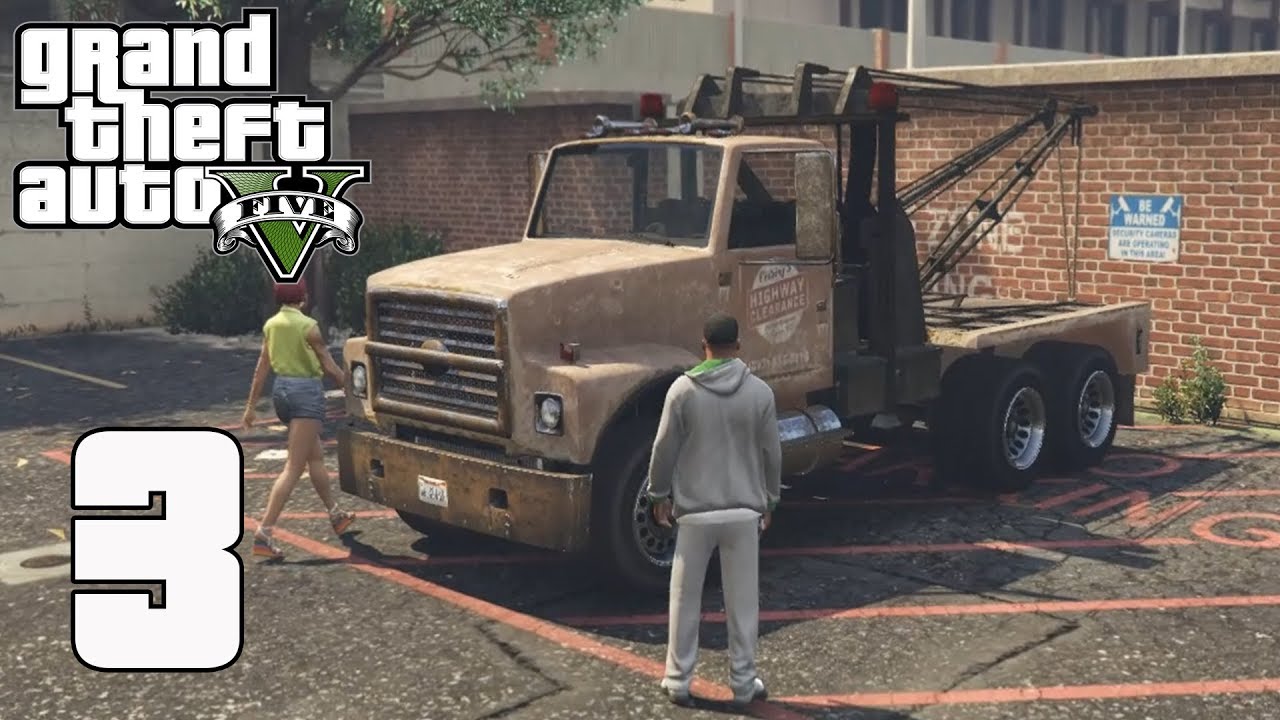 Grand Theft Auto 5(GTA 5) - Gameplay Walkthrough Part 3 - Car theft and ...