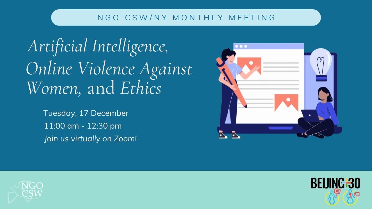 December Monthly Meeting | Artificial Intelligence, Online Violence ...