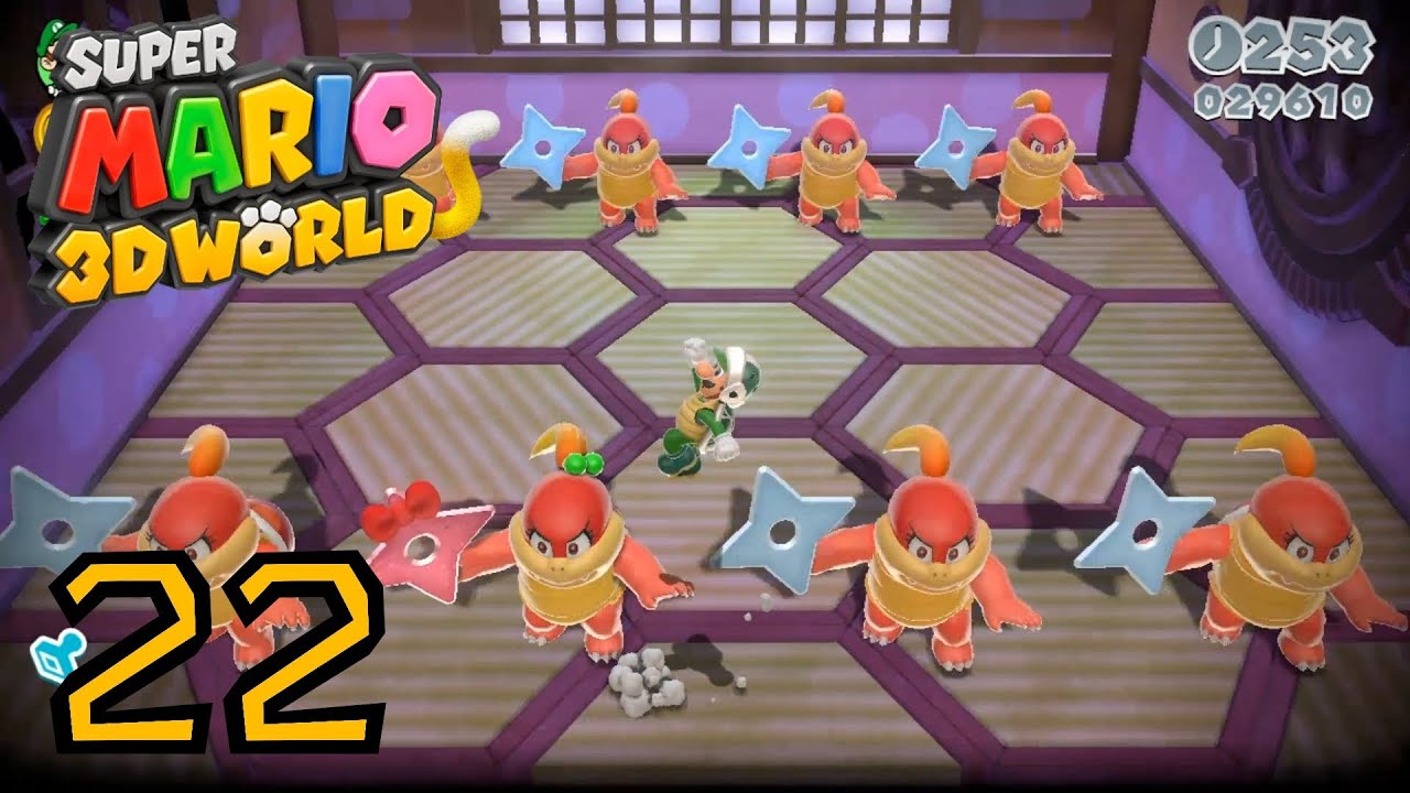 Let's Play Super Mario 3D World Part 22 - Sturm auf Bowsers Schergen ...