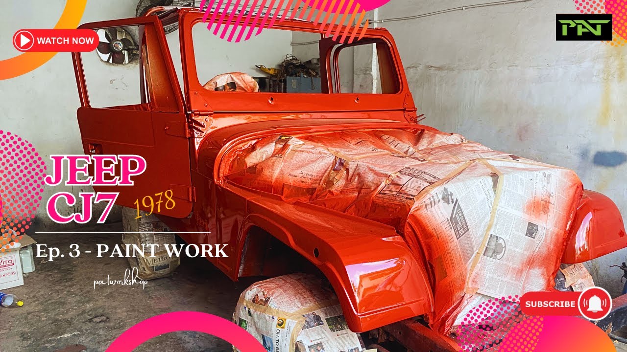 PATWorkshop - JEEP CJ7 1978 - Bolt Restoration & Modification - PART 3 ...