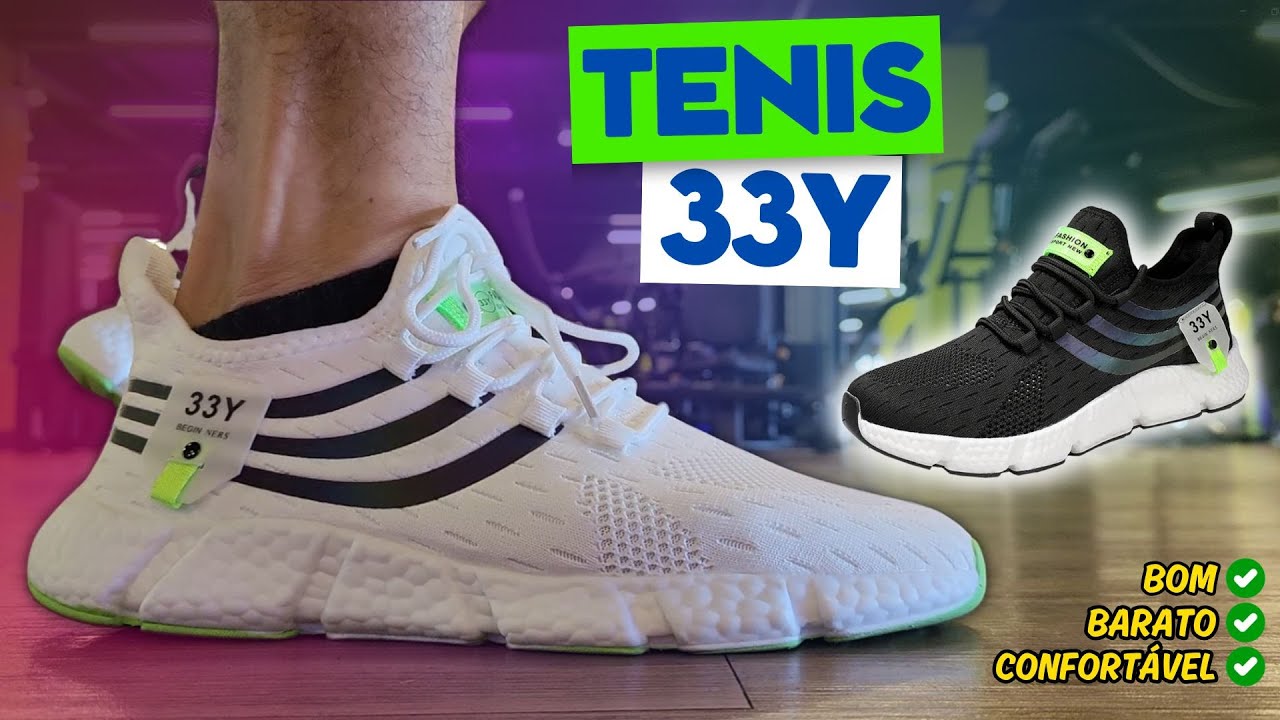 TENIS 33Y - O TENIS CHINES MAIS BARATO QUE JÁ VI (TESTANDO NA ACADEMIA ...