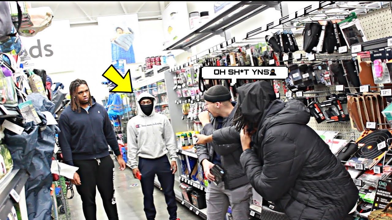 CAUGHT LACKING IN PUBLIC PRANK!! - YouTube