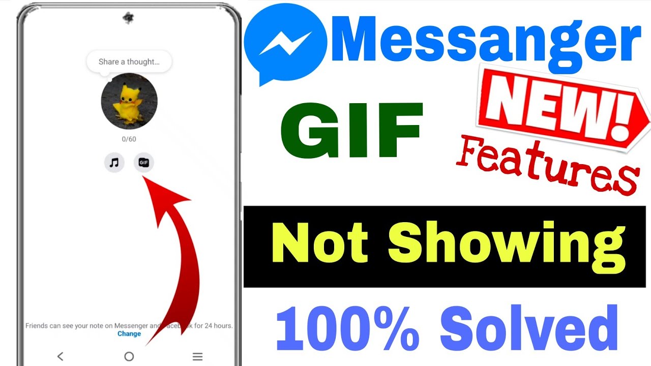 Messenger Notes Gif New Features Not Showing || Notes Gif Option Not ...