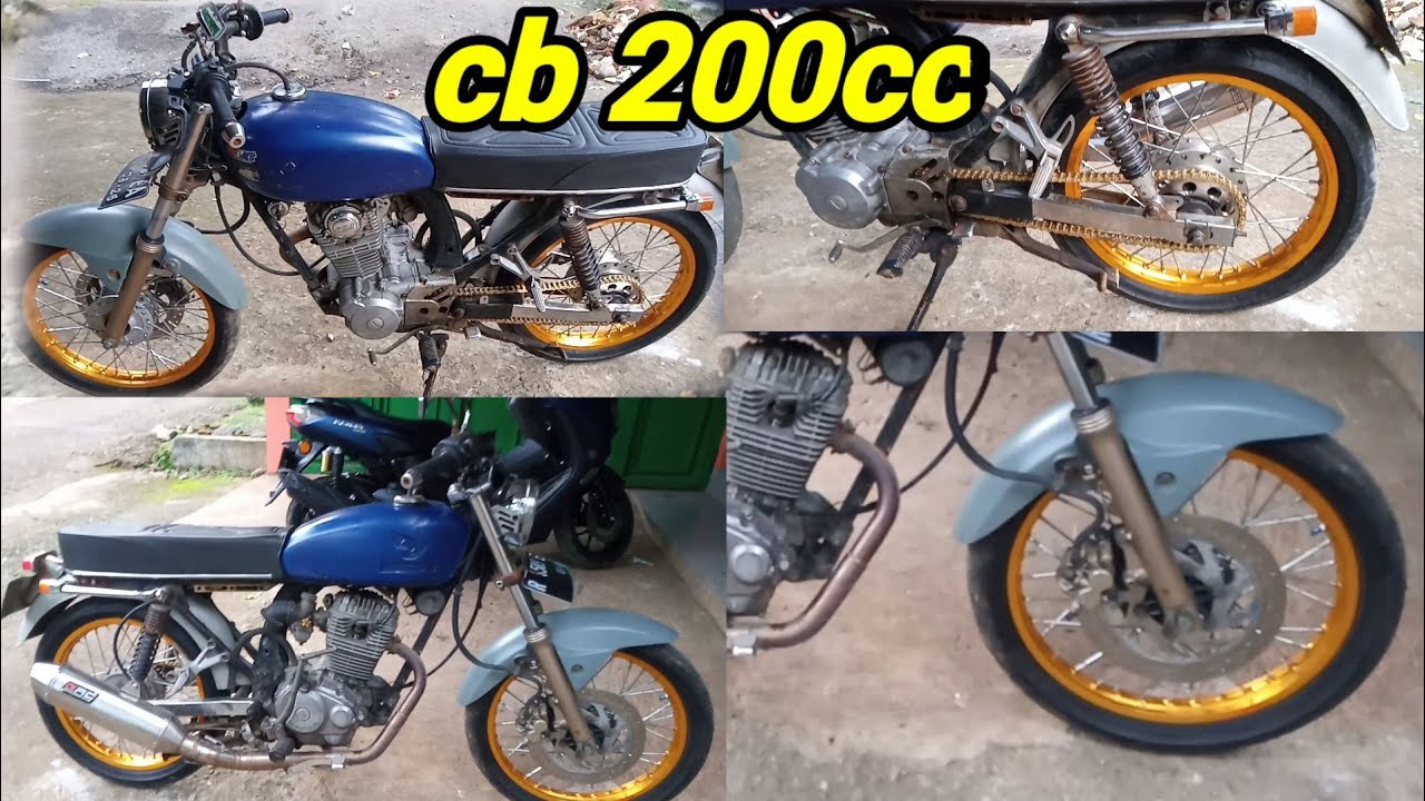 review motor cb 200cc modif simpel - YouTube