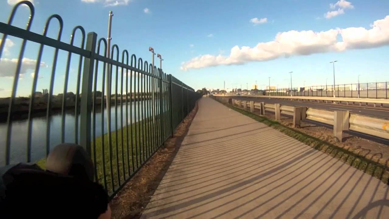 Cooks River Cycleway - Dulwich Hill to Botany Bay - YouTube