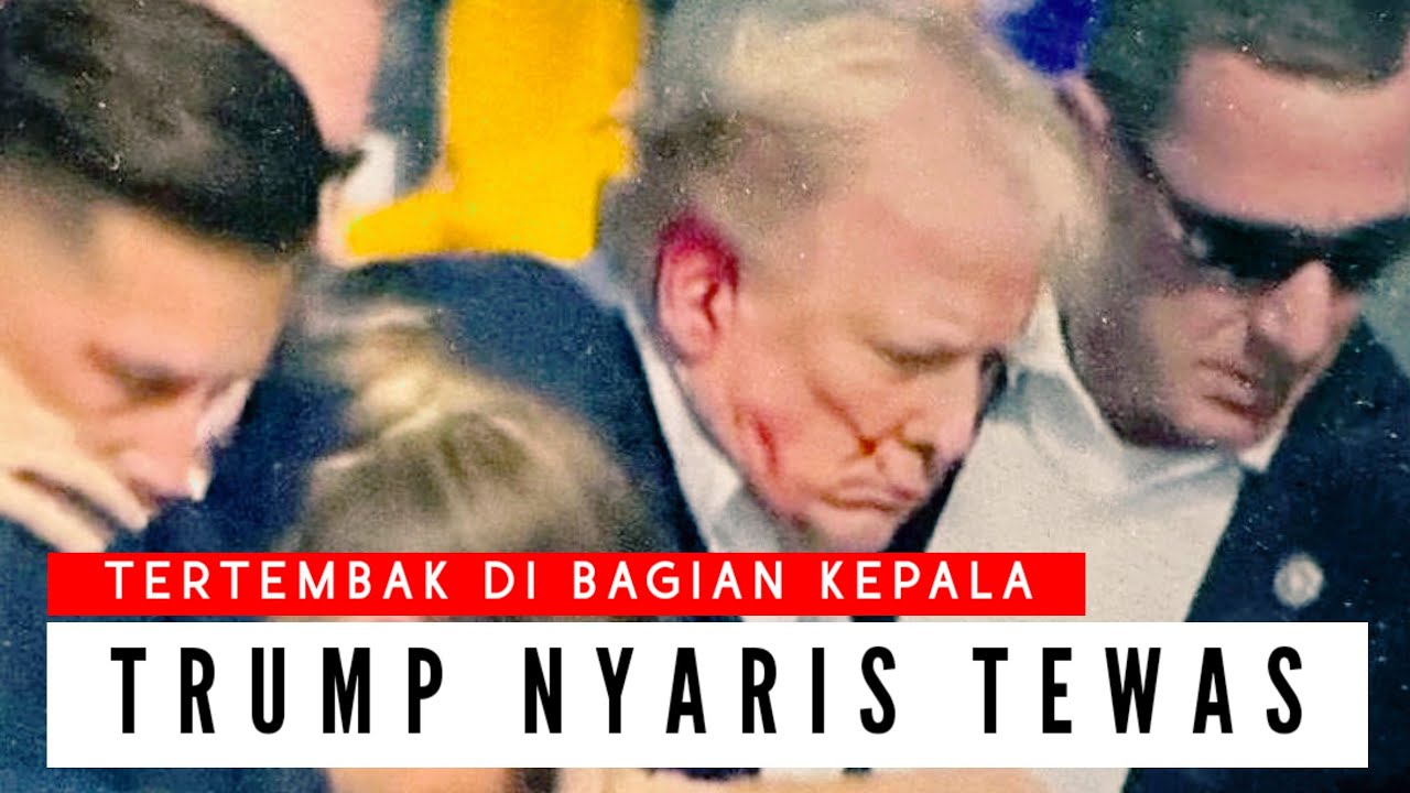 Detik-detik Donald Trump Tertembak Dibagian Kepala!! - YouTube
