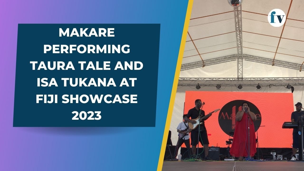 Makare performing Taura Tale and Isa Tukana at Fiji Showcase 2023 | 8/7 ...