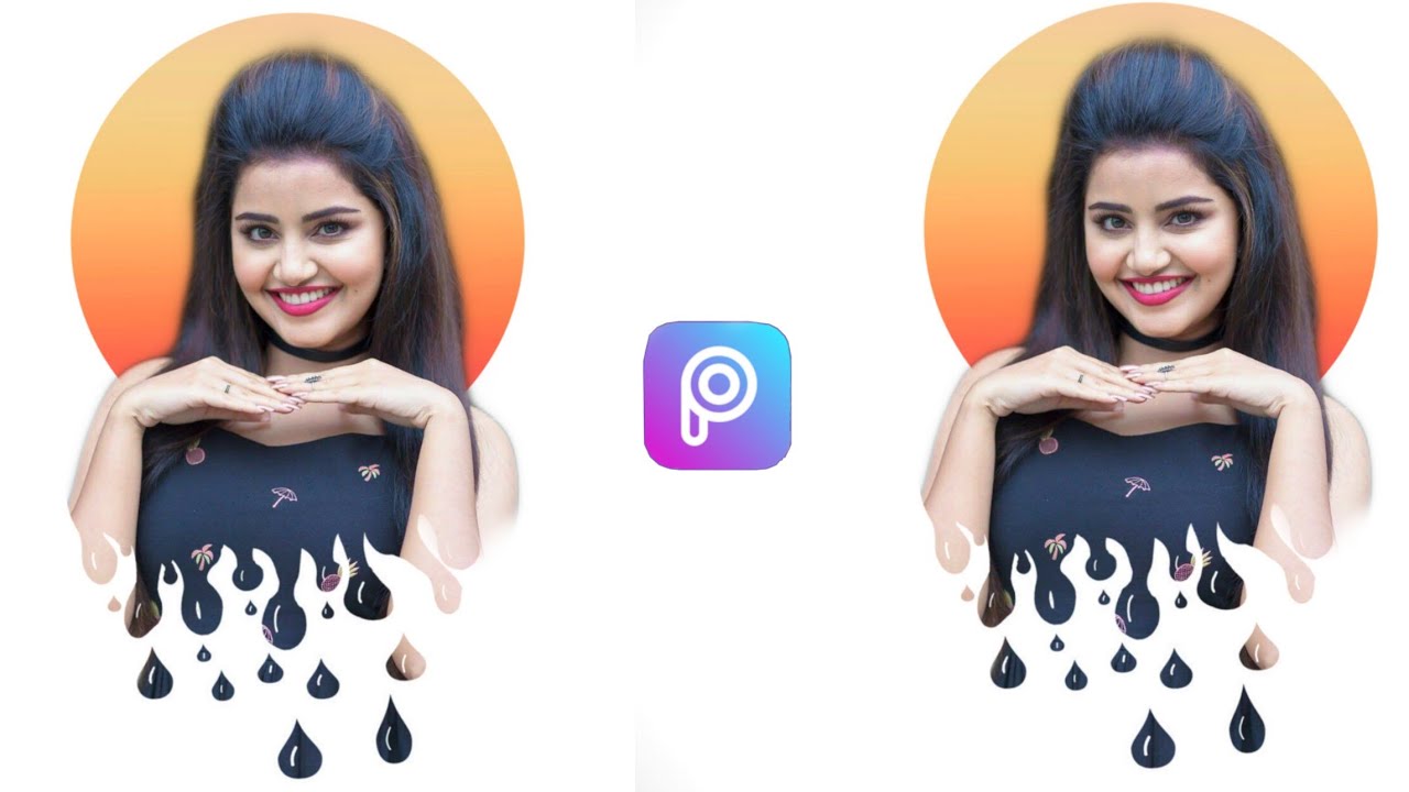 Girls Picsart New Dripping Effect | Picsart Editing for Girls | Photo ...