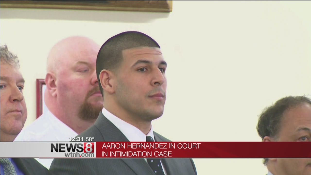 Aaron Hernandez to be in court on witness intimidation case - YouTube