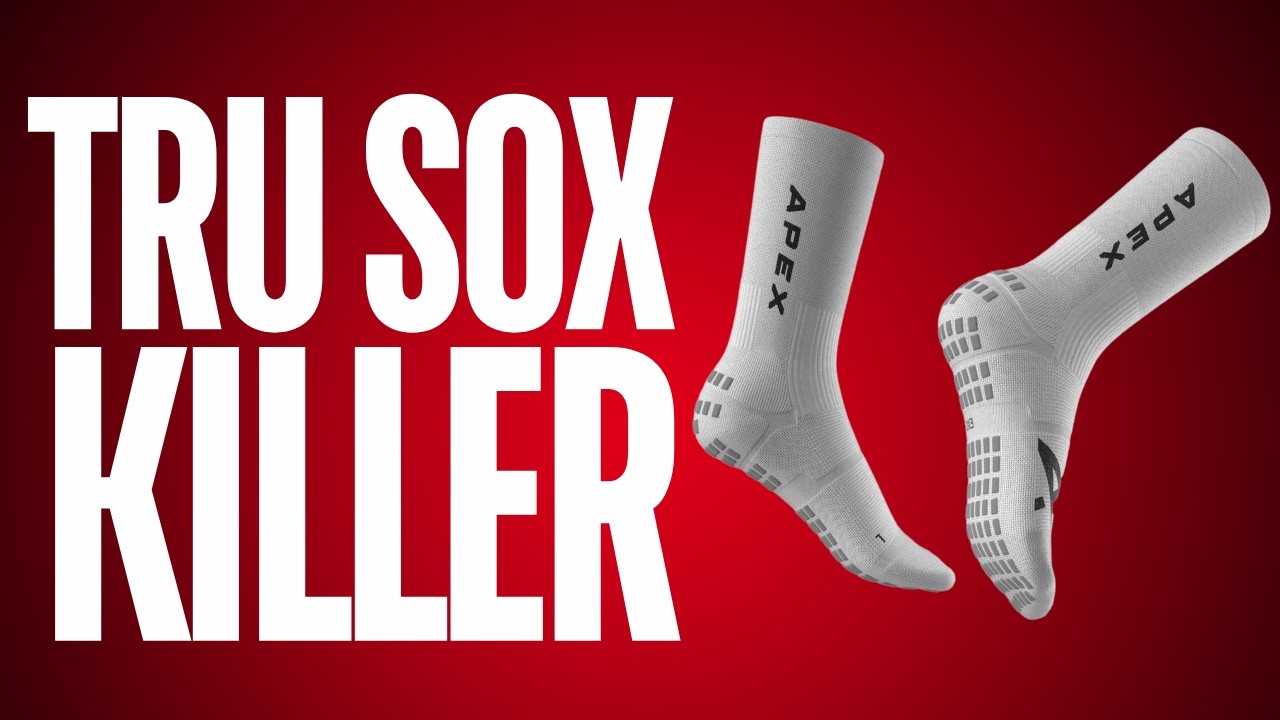 The NEW Best Grip Sock For Football? - APEX Grip Socks Review - YouTube