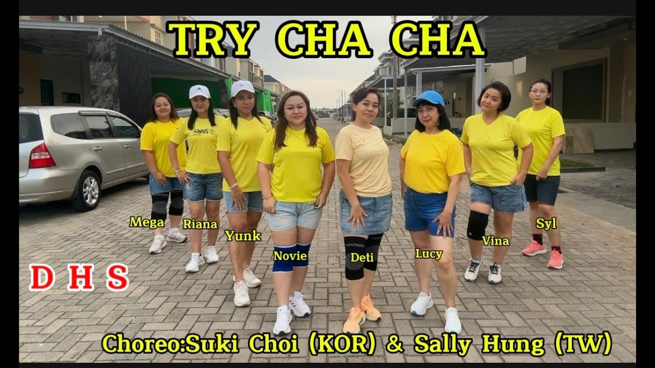 Try Cha Cha line dance// choreo:Suki Choi (KOR) & Sally Hung (TW)//demo ...