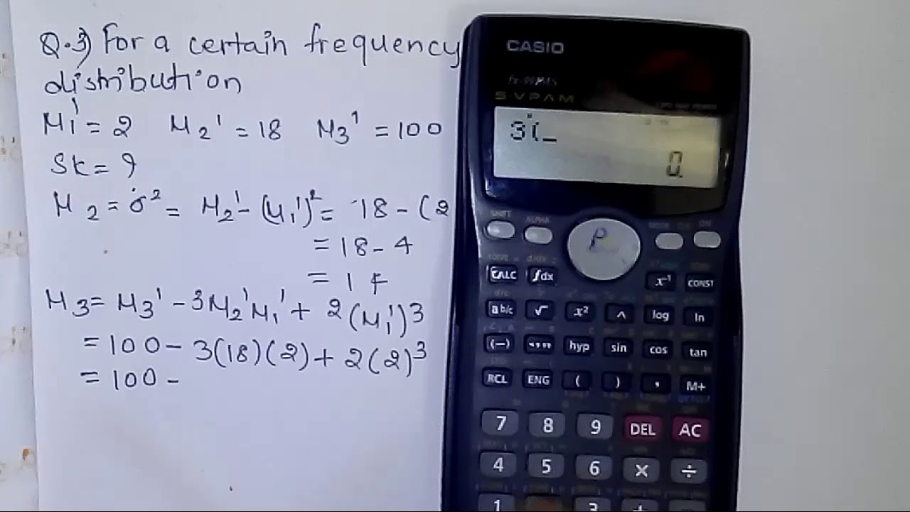 Skewness Moments Skewness And Kurtosis Sem Iv Sybscit Cost Youtube