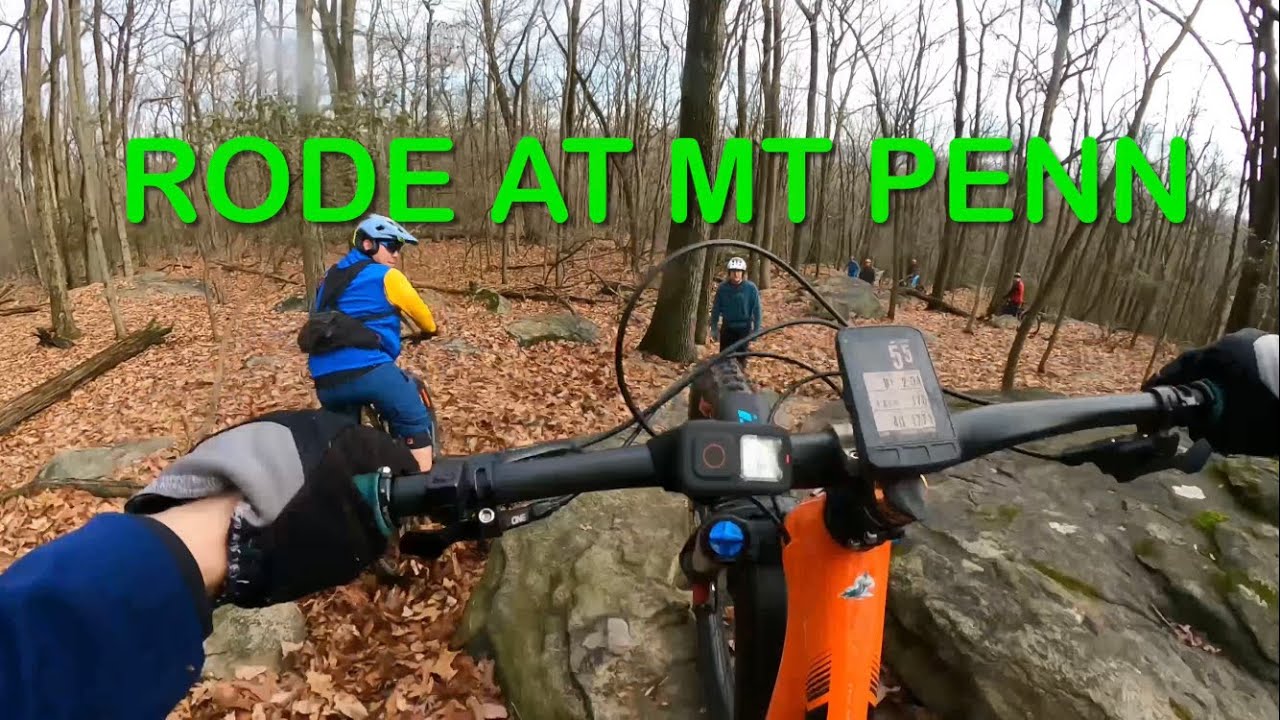 Rode Mt Penn Preserve Trails with speed turtle MTB group. @wanapop1 ...