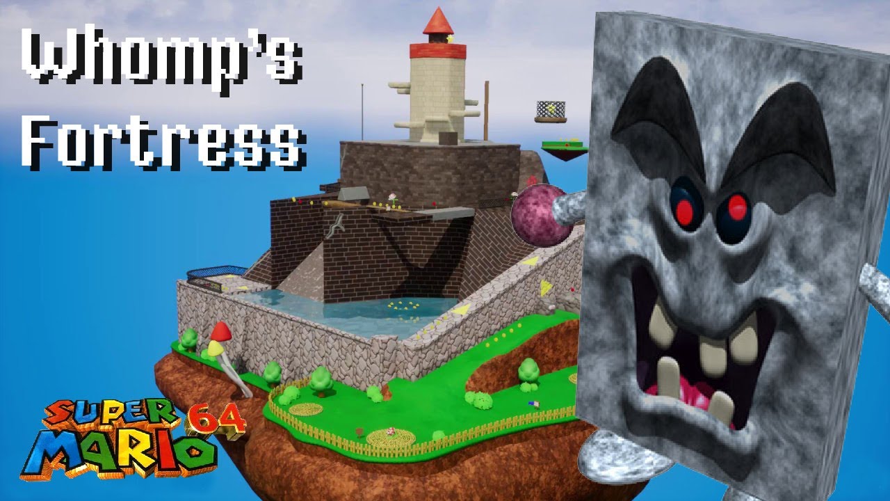 Detonado Super Mario 64 | 2ª Fase - Whomp's Fortress - YouTube