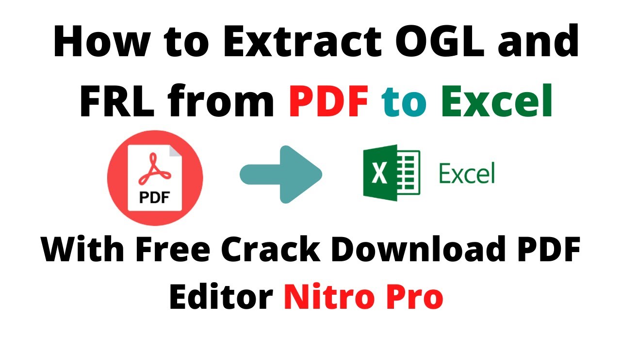 How to Extract OGL and FRL from Plan Profile pdf file to excel ||# ...