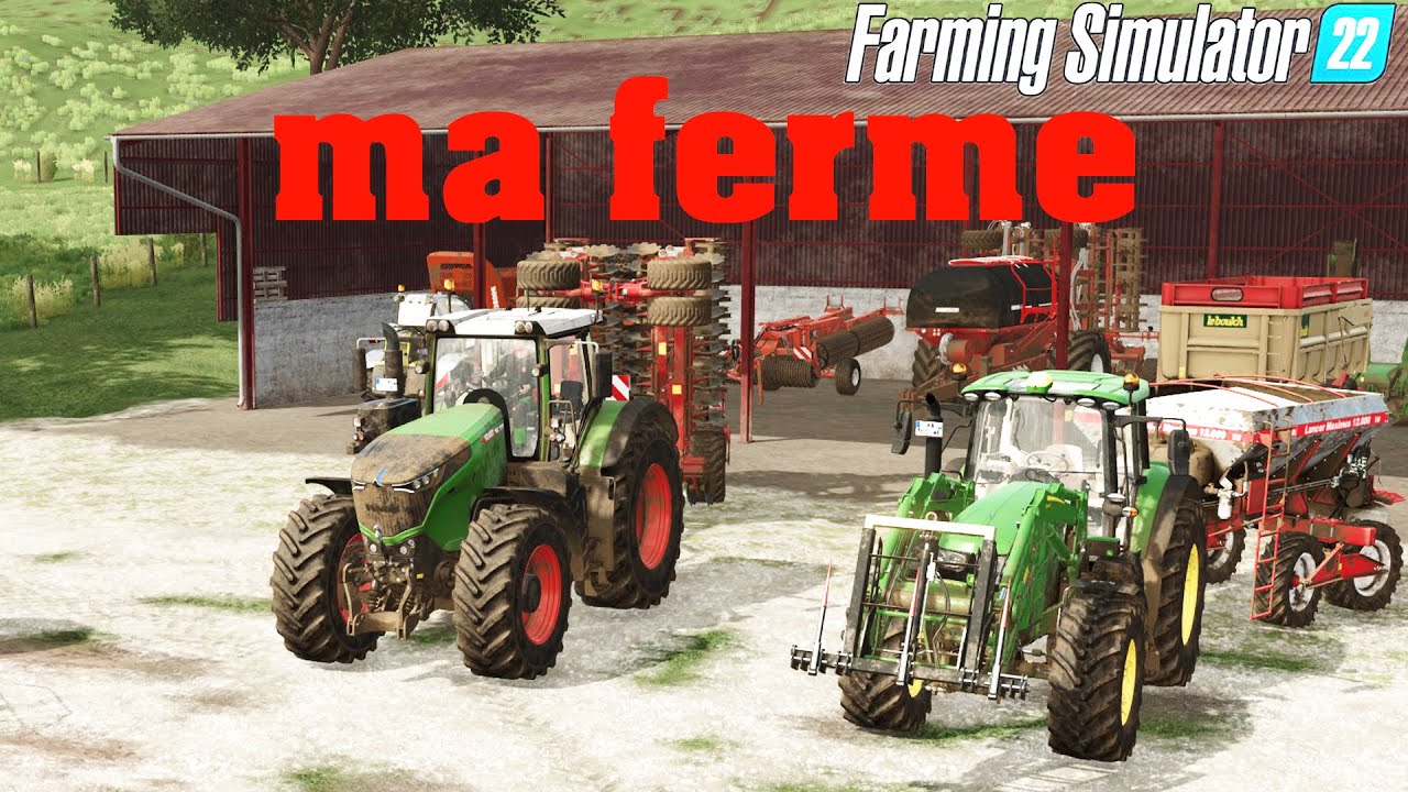 fs22 MA FERME (MAP " CASTELNAUD FS22") - YouTube