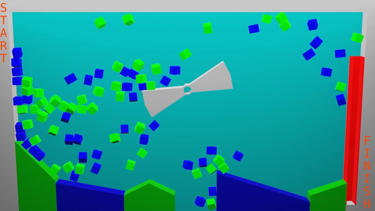 Crazy Cube Race / Obstacle Course / Elimination Race / Marble Race Run ...