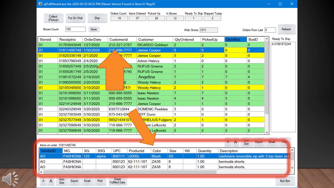 Visual Retail Plus Fulfillment - YouTube