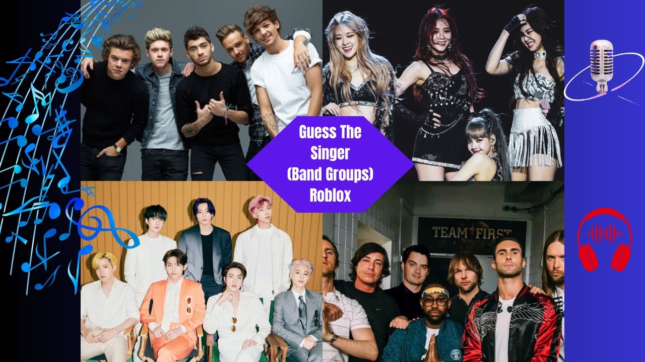 Guess the Singer (Band Groups) Roblox Gameplay - YouTube
