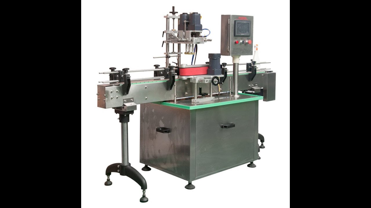 Auto capping machine - YouTube