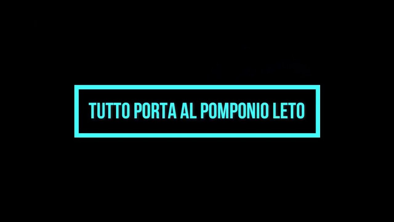 Tutto porta al Pomponio Leto - Spot - - YouTube