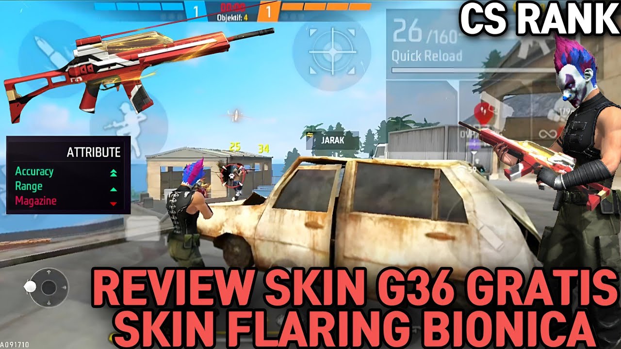Review skin G36 gratis FLARING BIONICA - YouTube