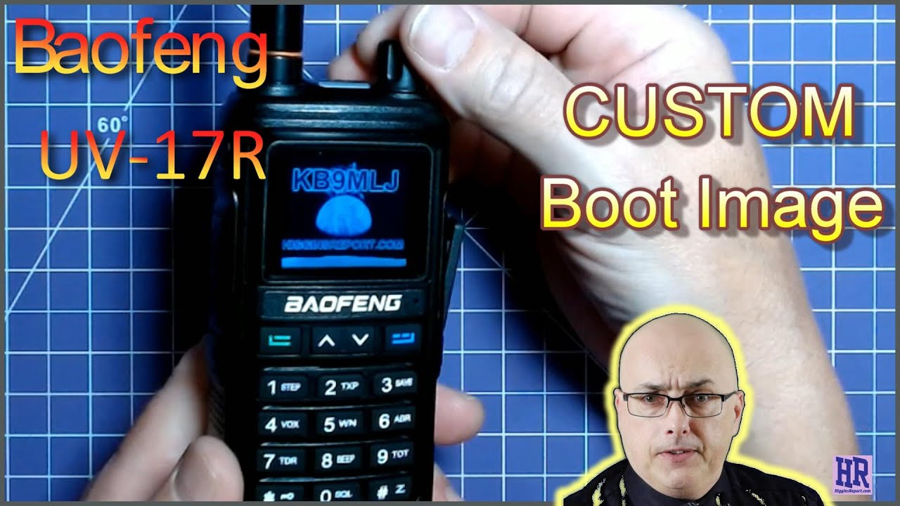 Baofeng UV-17R Custom Display - YouTube