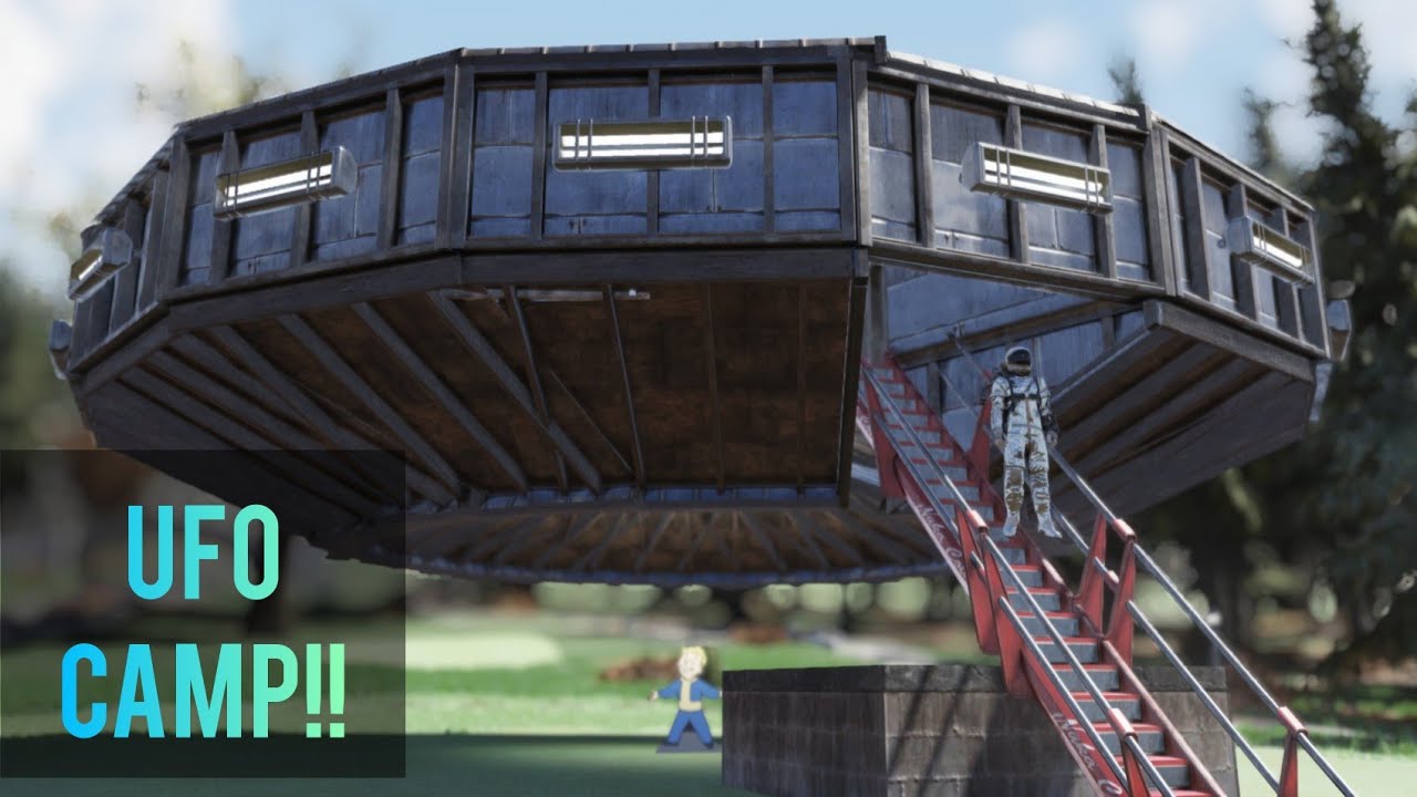Fallout 76 - UFO CAMP Spotlight!! - YouTube