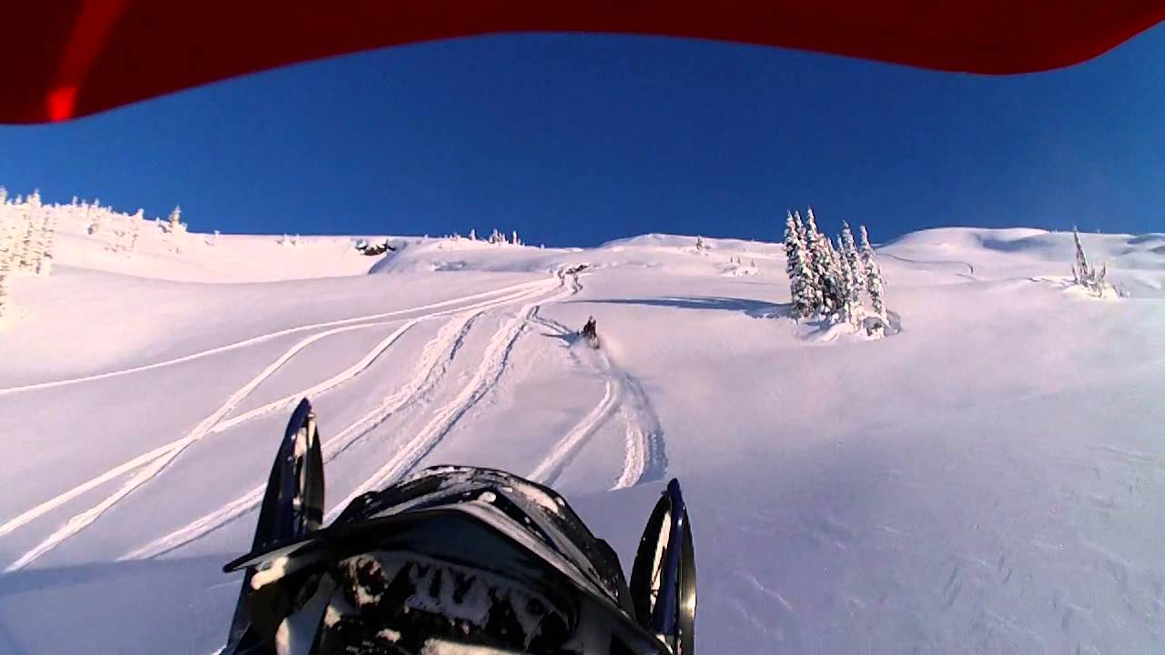 Mountain Sledding in BC - YouTube